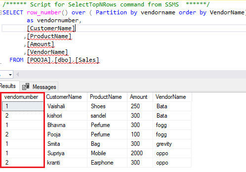 RowNumber(), Partition(), Rank() and DenseRank() in SQL Server | by ...