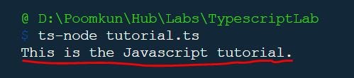 รัน Typescript แบบไม่ต้องคอมไพล์เป็น Javascript ง่ายๆด้วย ts-node | by ...