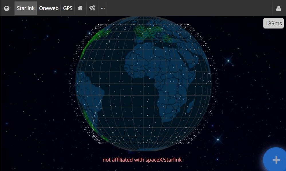Satellite Orbits Map Satellite Orbits Map