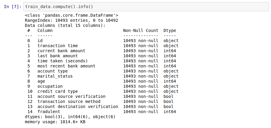 Dask 于数据分析利用dask Ml框架进行欺诈检测 端到端数据分析 Csdn博客