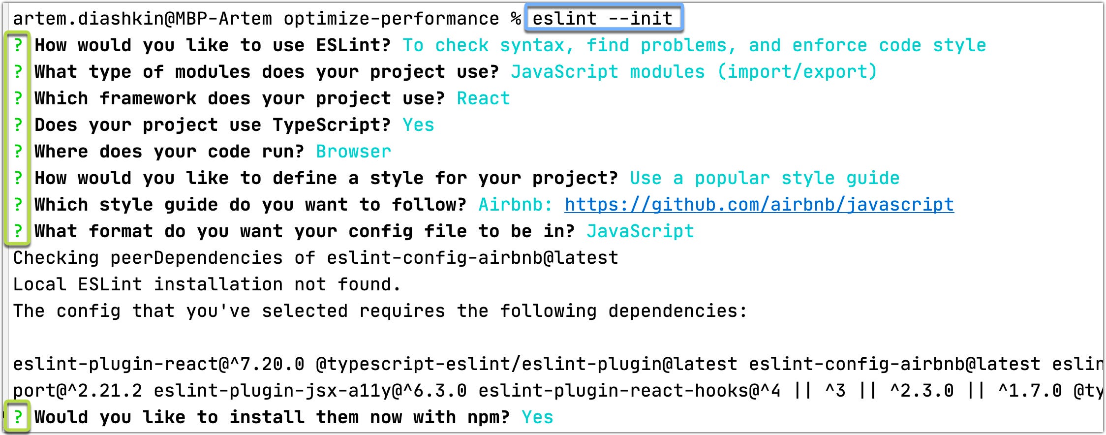 eslint react_React 将ESlint与更漂亮+赫斯基（Git Hook）添加在一起-CSDN博客