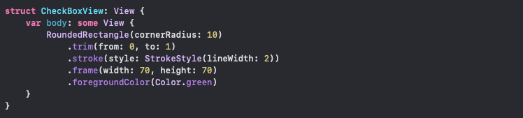 Swift和swiftui如何在swiftui中创建和设置动画复选框 Csdn博客