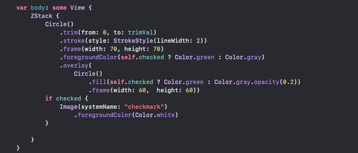 Swift和swiftui如何在swiftui中创建和设置动画复选框 Csdn博客