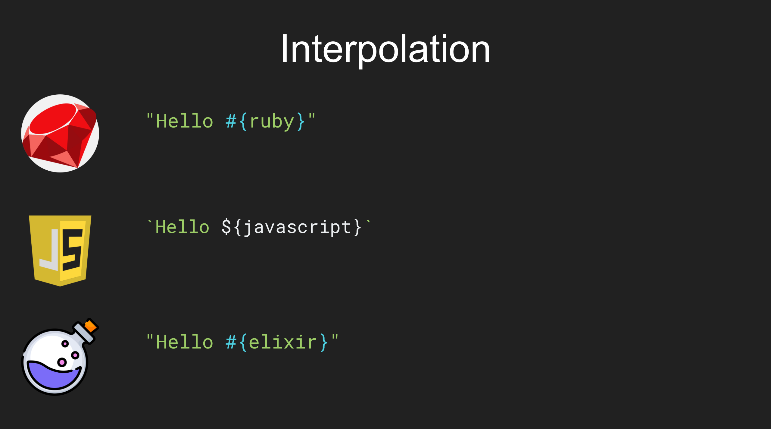 ruby elixir_将Elixir与ruby和javascript语法进行比较-CSDN博客