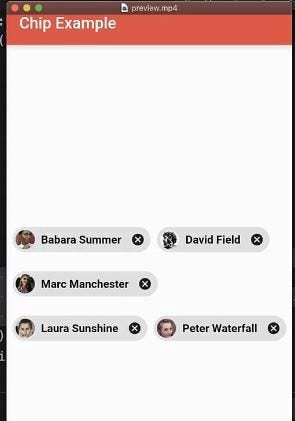 Chip Widget: Material Design with Flutter | by Johannes Milke | Flutter ...