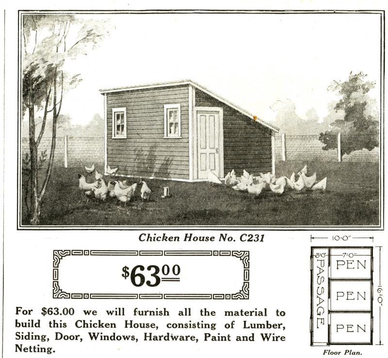 Historic Hen / Brooder Houses Shed-Style Roof (esp. 1930’s & 1940's ...