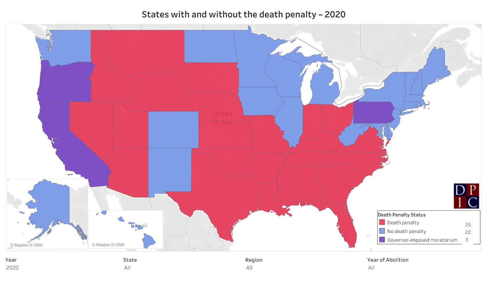 The Death Penalty and Murder Rates in the United States | by Tori ...