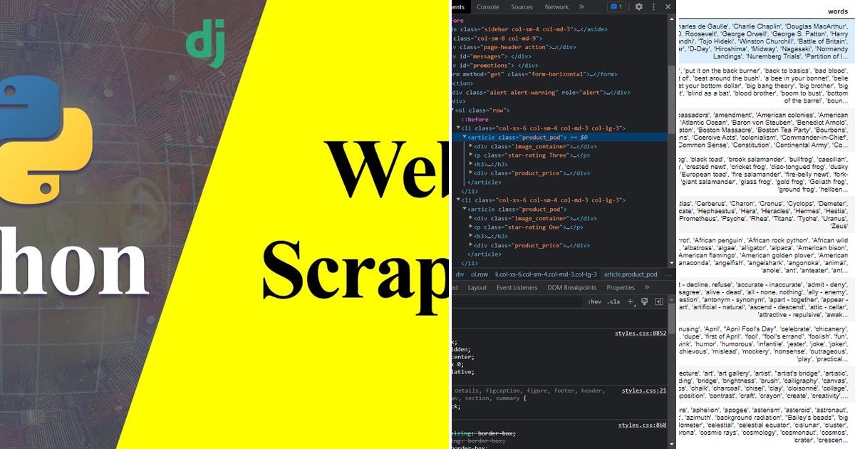 List Web Scraping Curated By Tim Poteet Medium 2473
