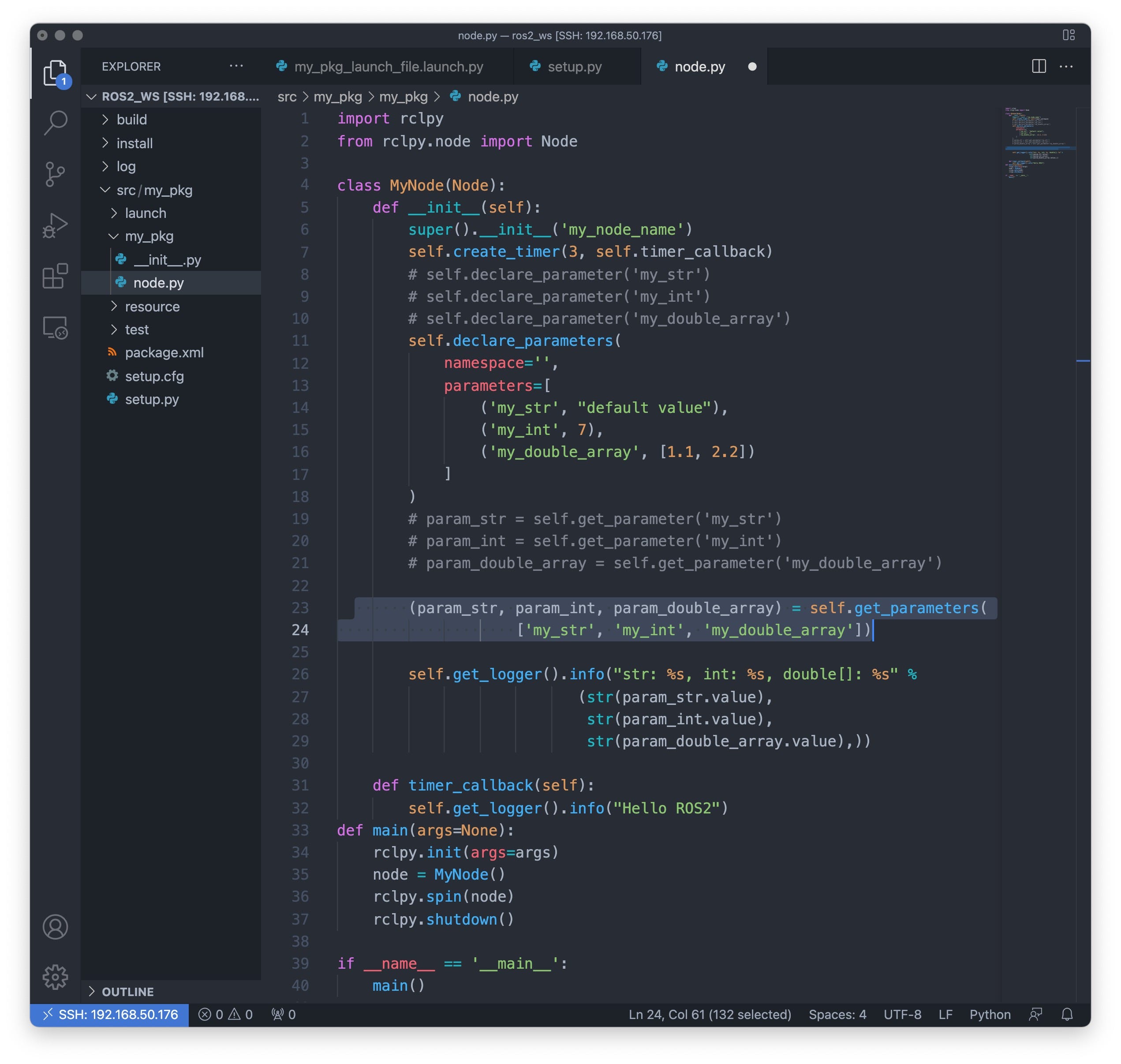 Continue ROS2 Params Study with Previous Package | by Jack Han | Mar, 2022 | Medium
