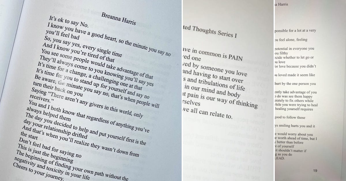 4 stories about Poems from my poetry book "Distracted Thoughts Series I ...