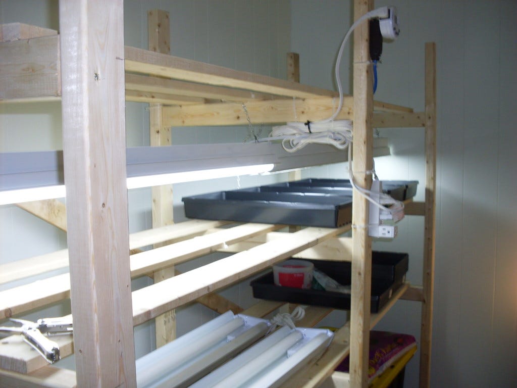 DIY Microgreens Rack — First Photos | by New Farmer, QC | new farmer ...
