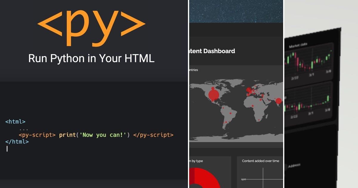 3 stories about python front-end curated by Fausto M Rosado - Medium