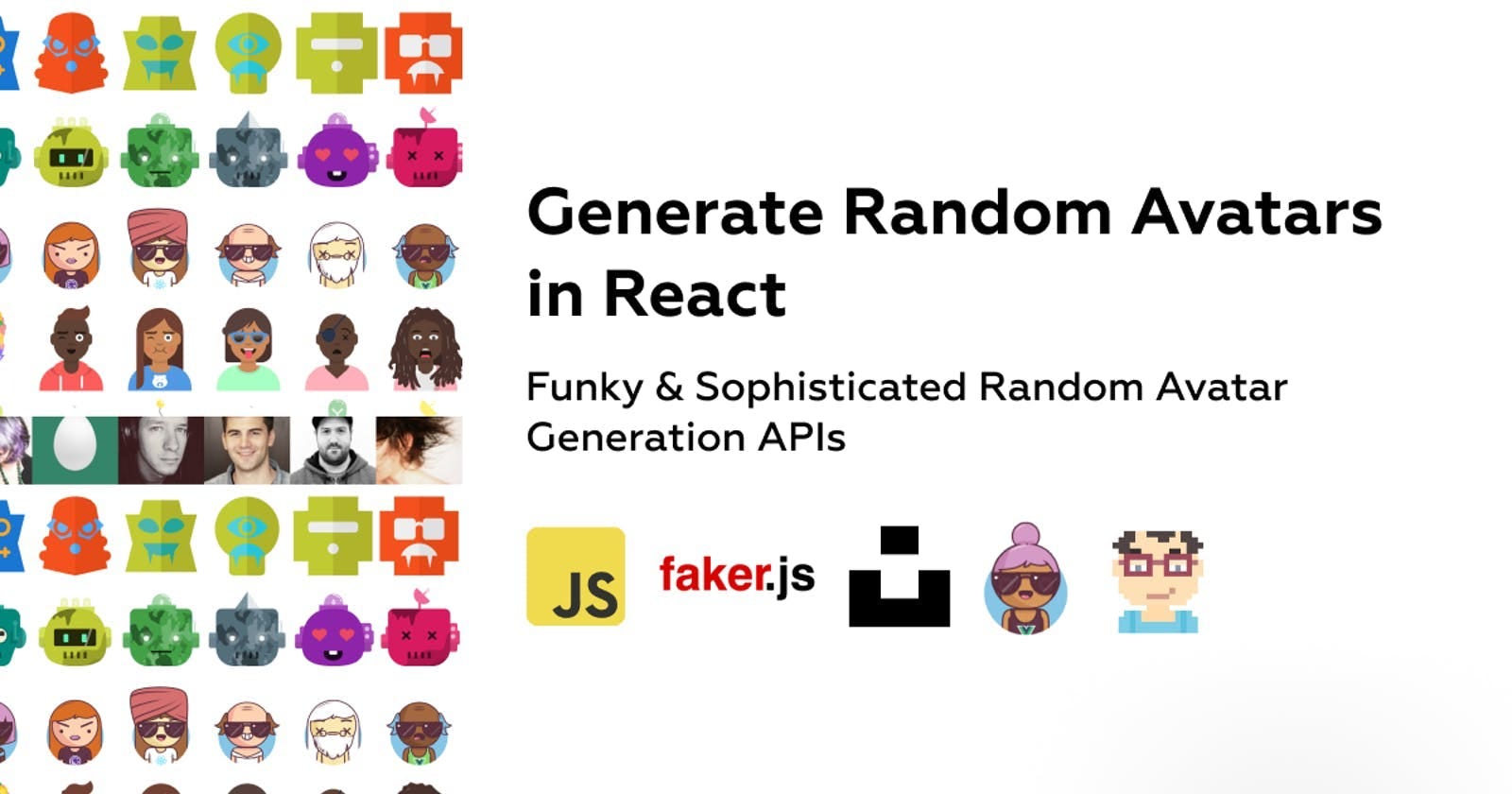 Generate Random Avatars in React. Funky and Sophisticated Random Avatar… | by Alex Streza ...