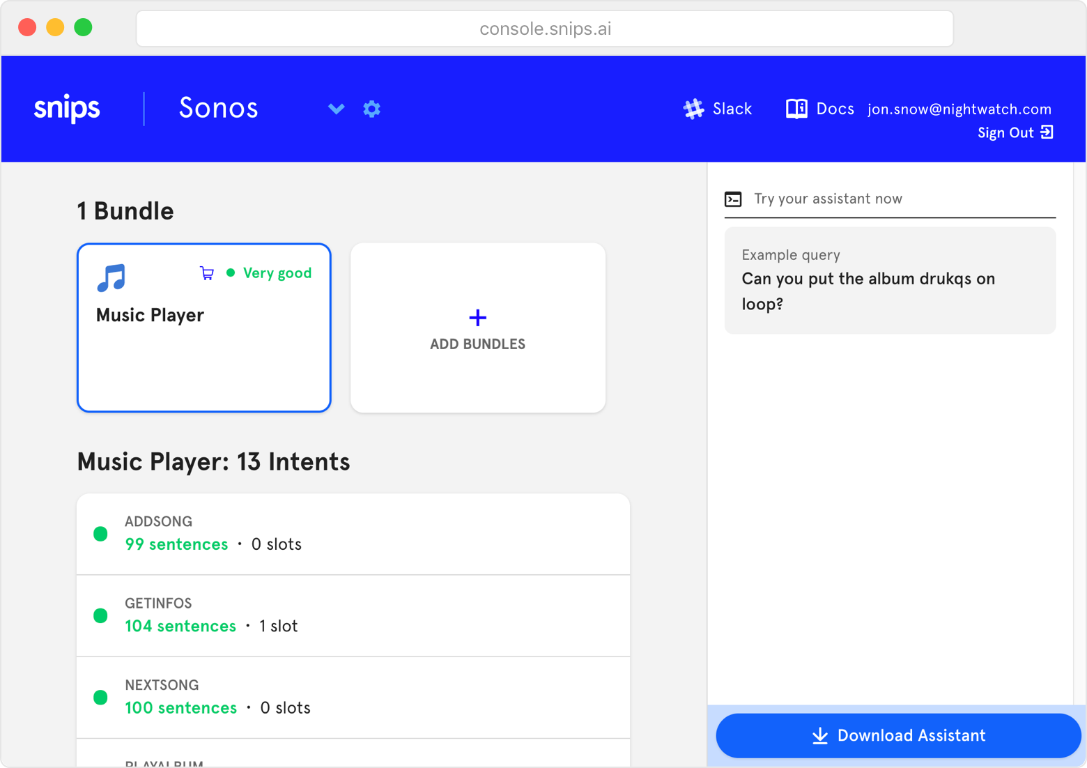 Building a voice-controlled home sound system using Snips and Sonos ...