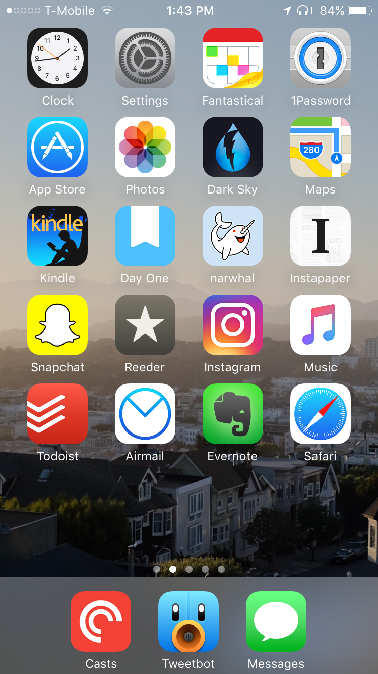 What’s on my homescreen: 2016. | by Ryan Serpico | Medium