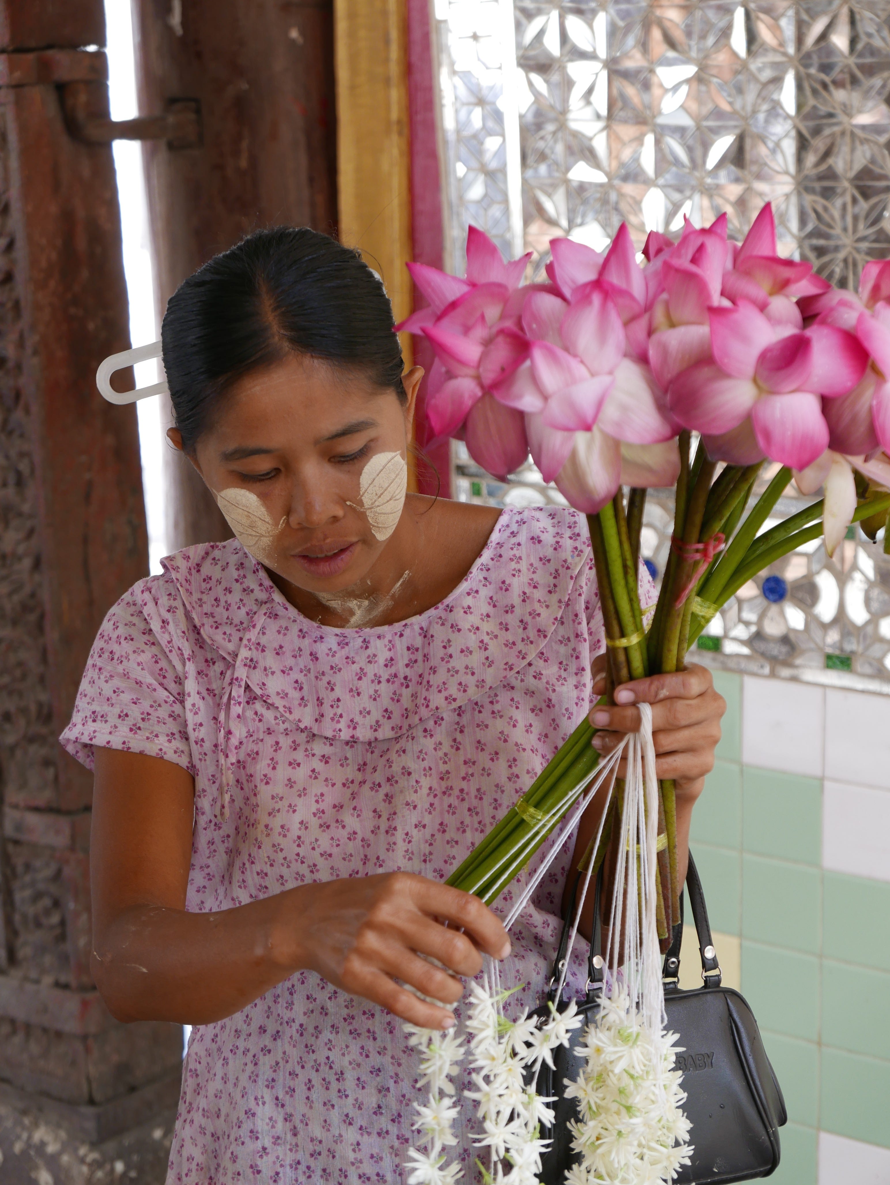 Myanmar (Burma) — Why does that person have yellow paste on their face ...