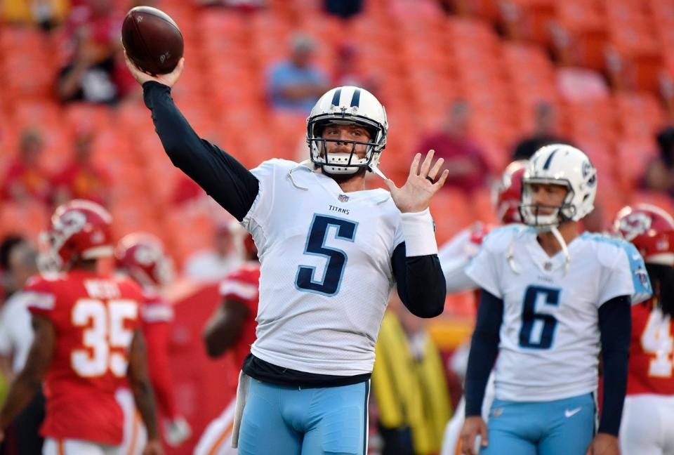 #ProTops: Tyler Ferguson Cut By Titans | by Fletcher Keel | The Towel ...