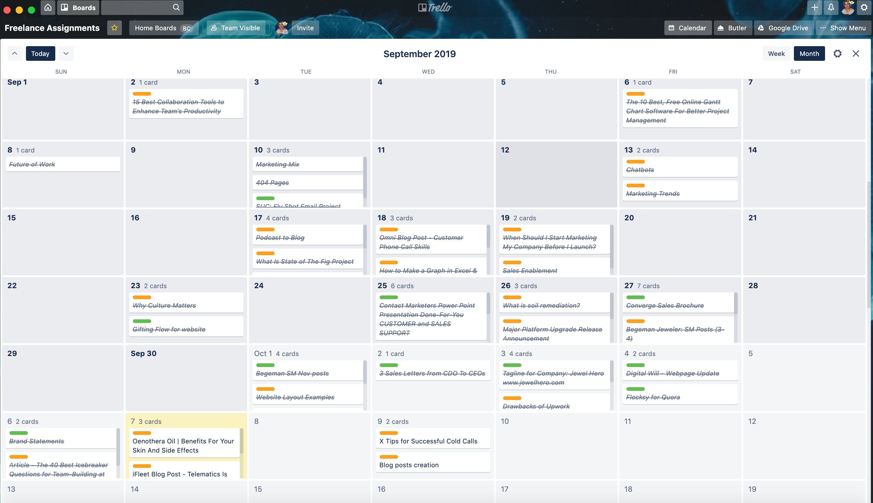 Trello Marketing Template Trello Marketing Template