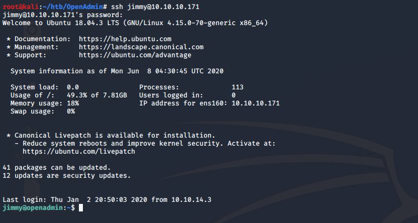 Hack The Box OpenAdmin Writeup. Introduction | by Benjamin Schafer | Medium