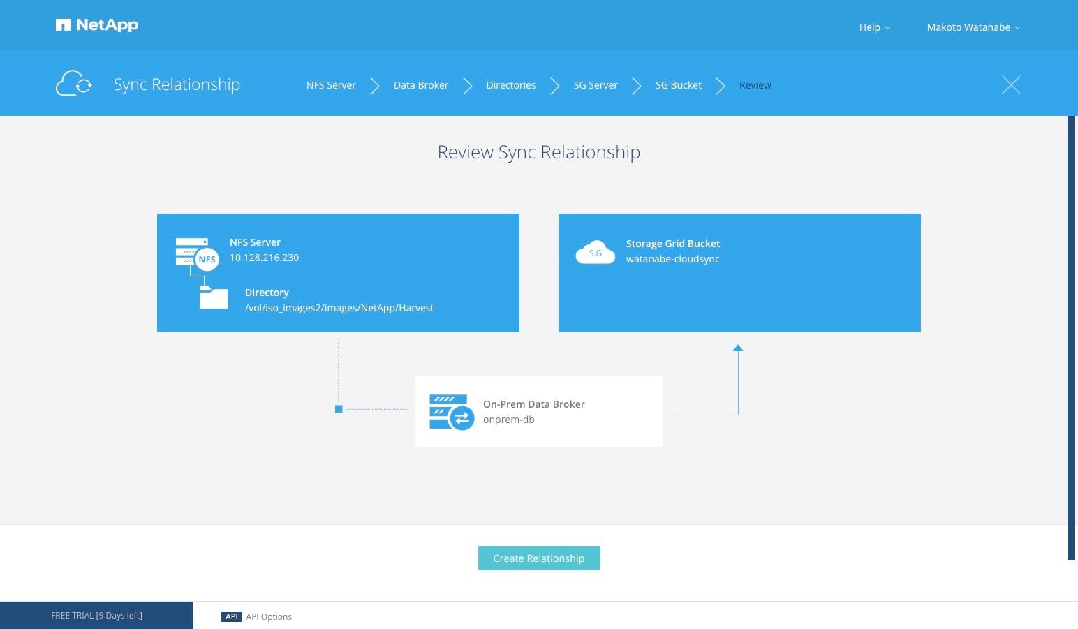 NetApp CloudSyncサービスの使い方 | by makotow | makotow’s blog clone | Medium