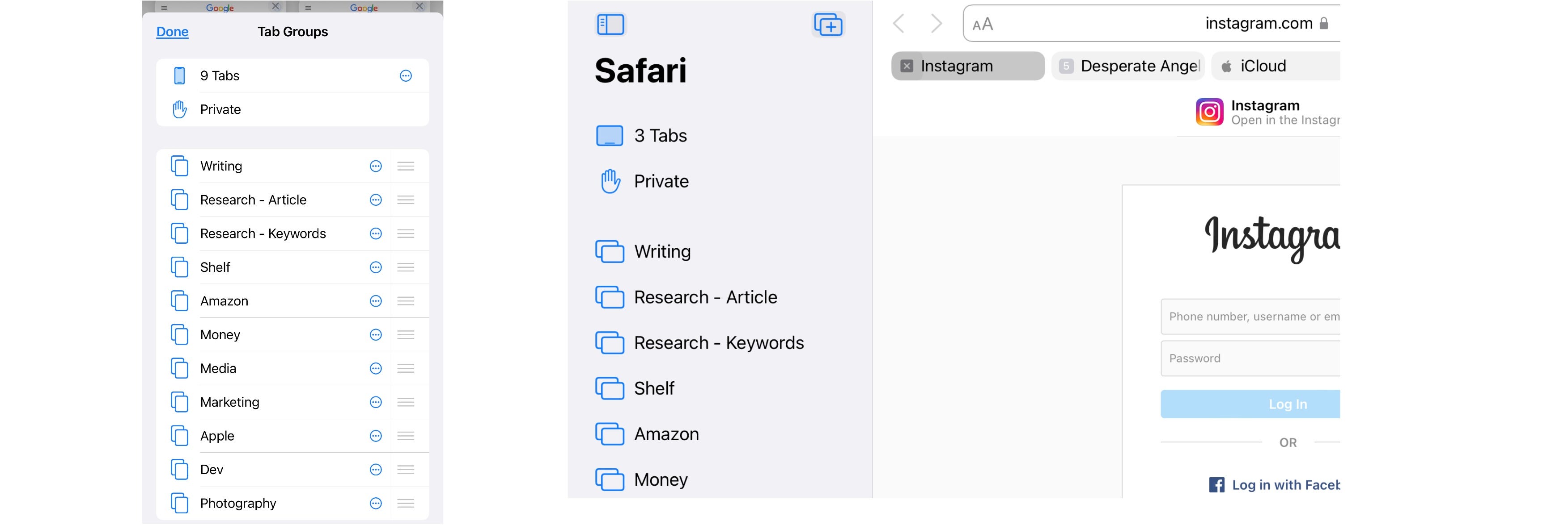 iOS/iPadOS Safari Tab Group How-To | by Will J Murphy | Mac O’Clock | Medium