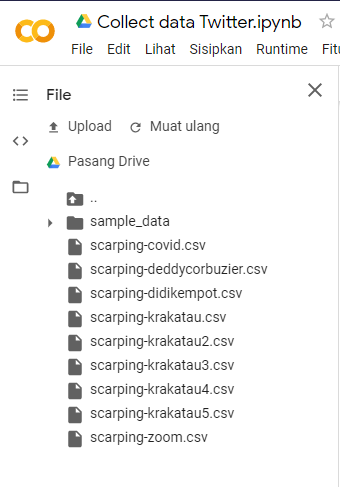 Melakukan Scraping Data Twitter. senin 13 April 2020, Saya melakukan ...