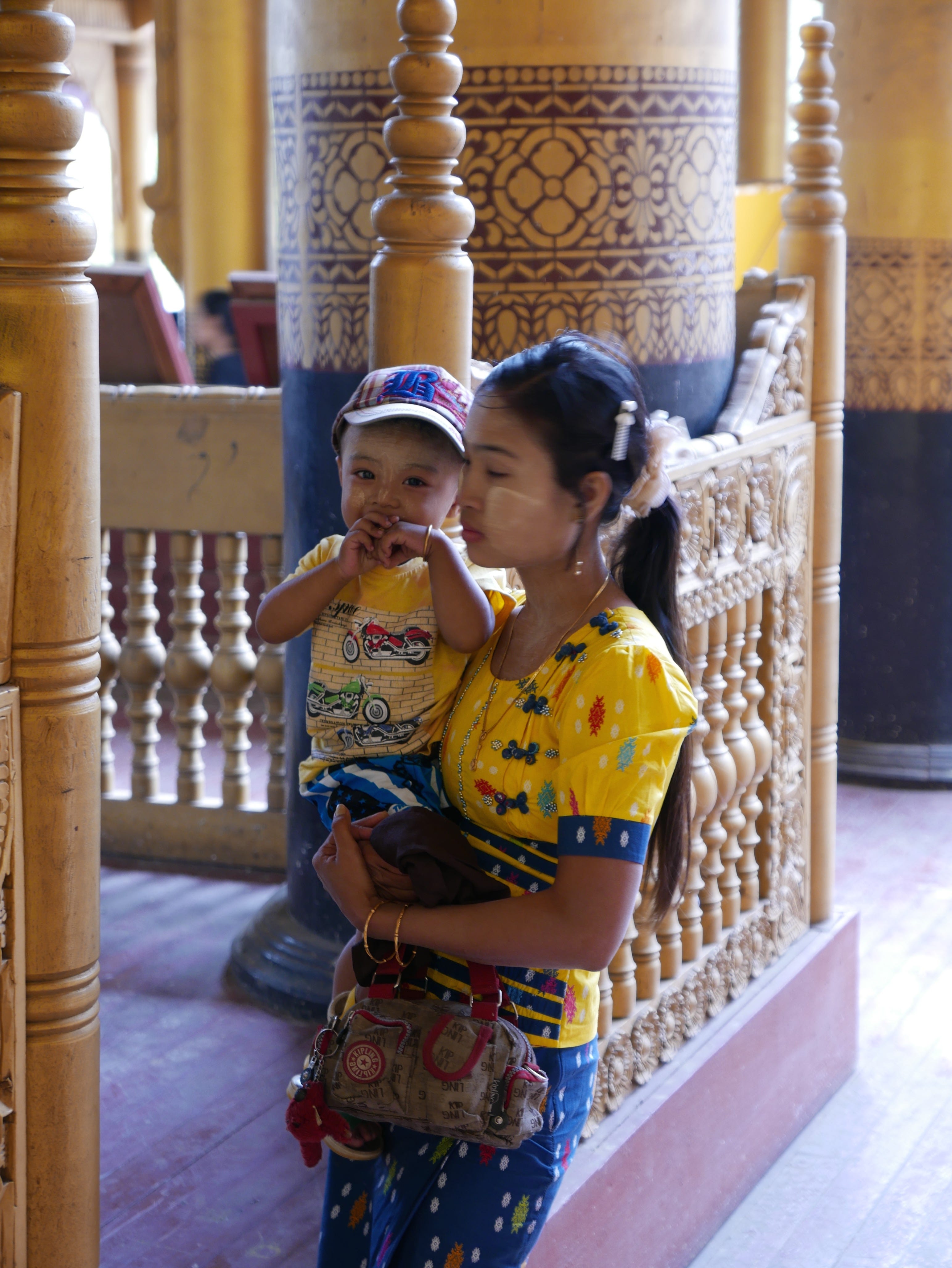 Myanmar (Burma) — Why does that person have yellow paste on their face ...