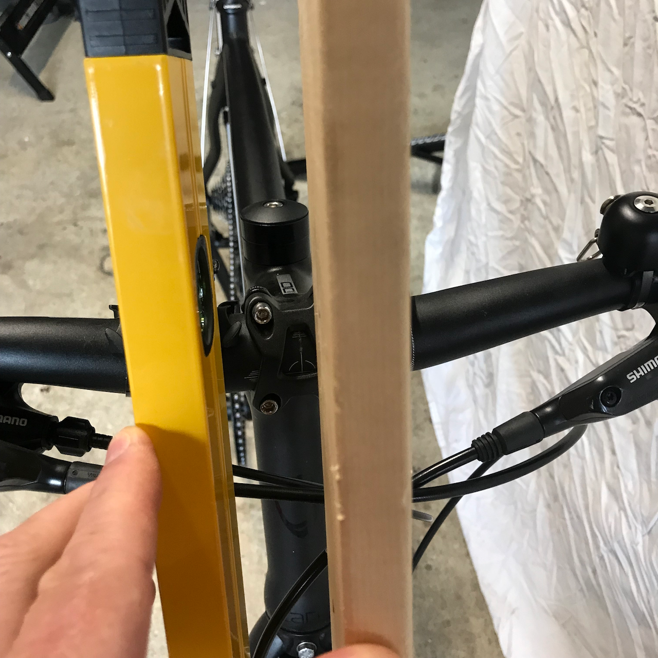 The two planks bicycle fork and handlebar alignment method | by Jon ...