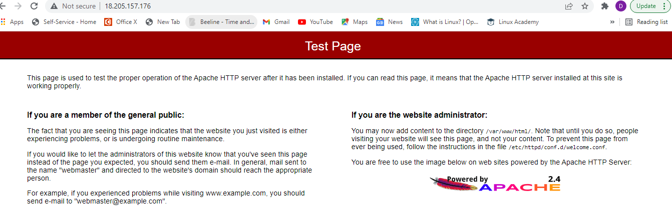 How To Create An Ec2 Instance With An Apache Web Server Using Aws Cli By Dominique During
