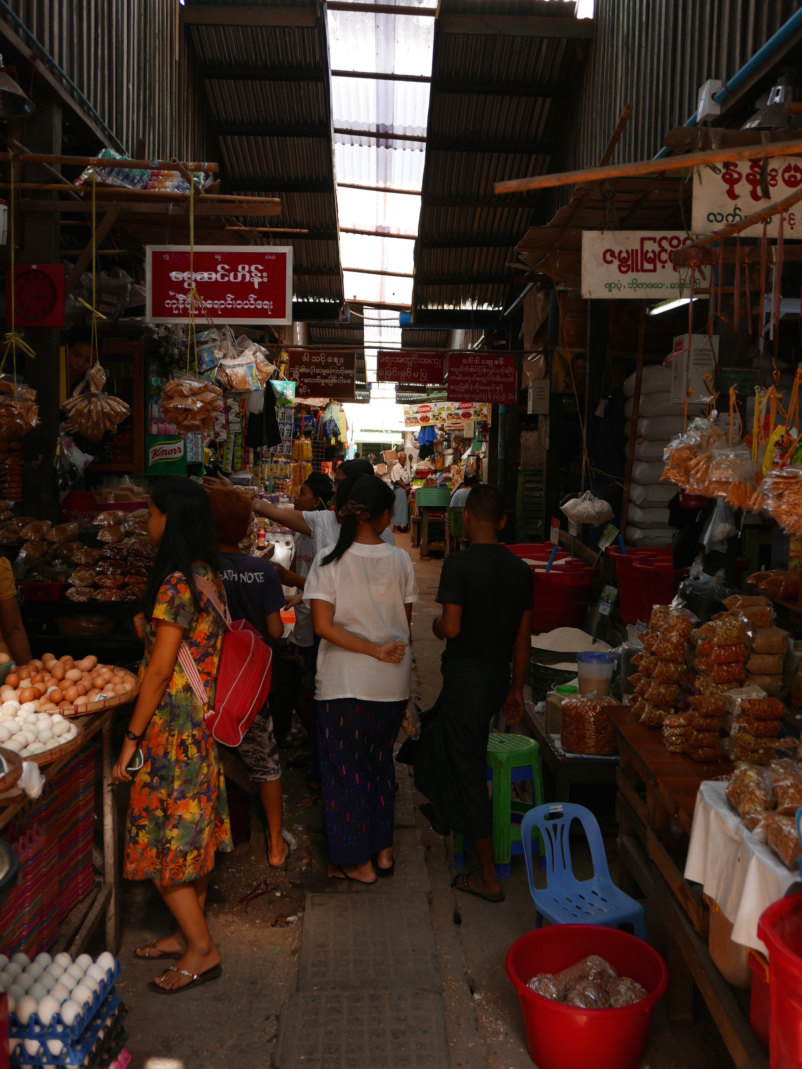 Myanmar (Burma) — Merchant Street Market, Yangon (Rangoon), Myanmar (Burma) - Nick’s Wanderings ...
