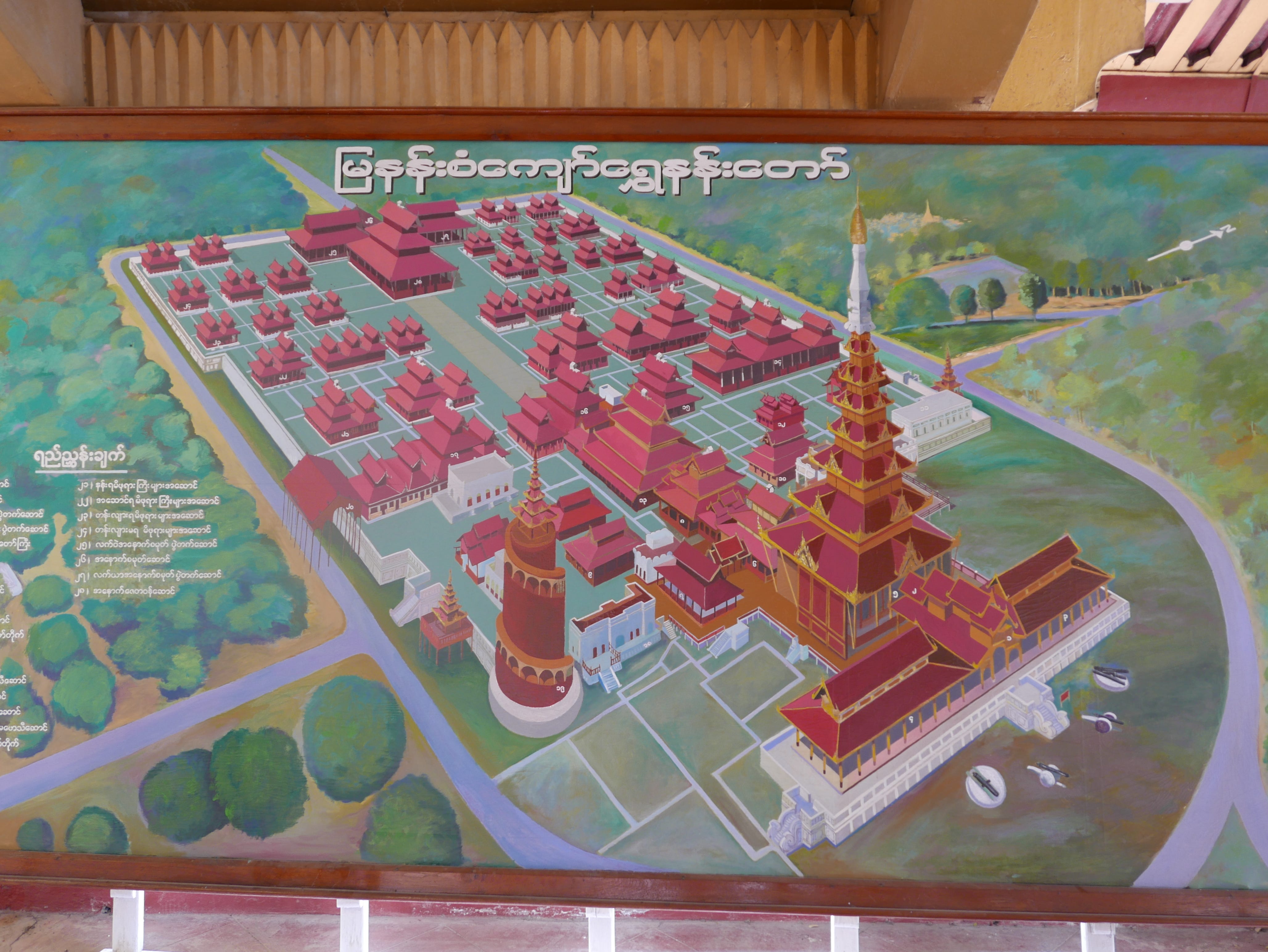 Myanmar (Burma) — Mandalay Grand Royal Palace, Mandalay, Myanmar (Burma ...
