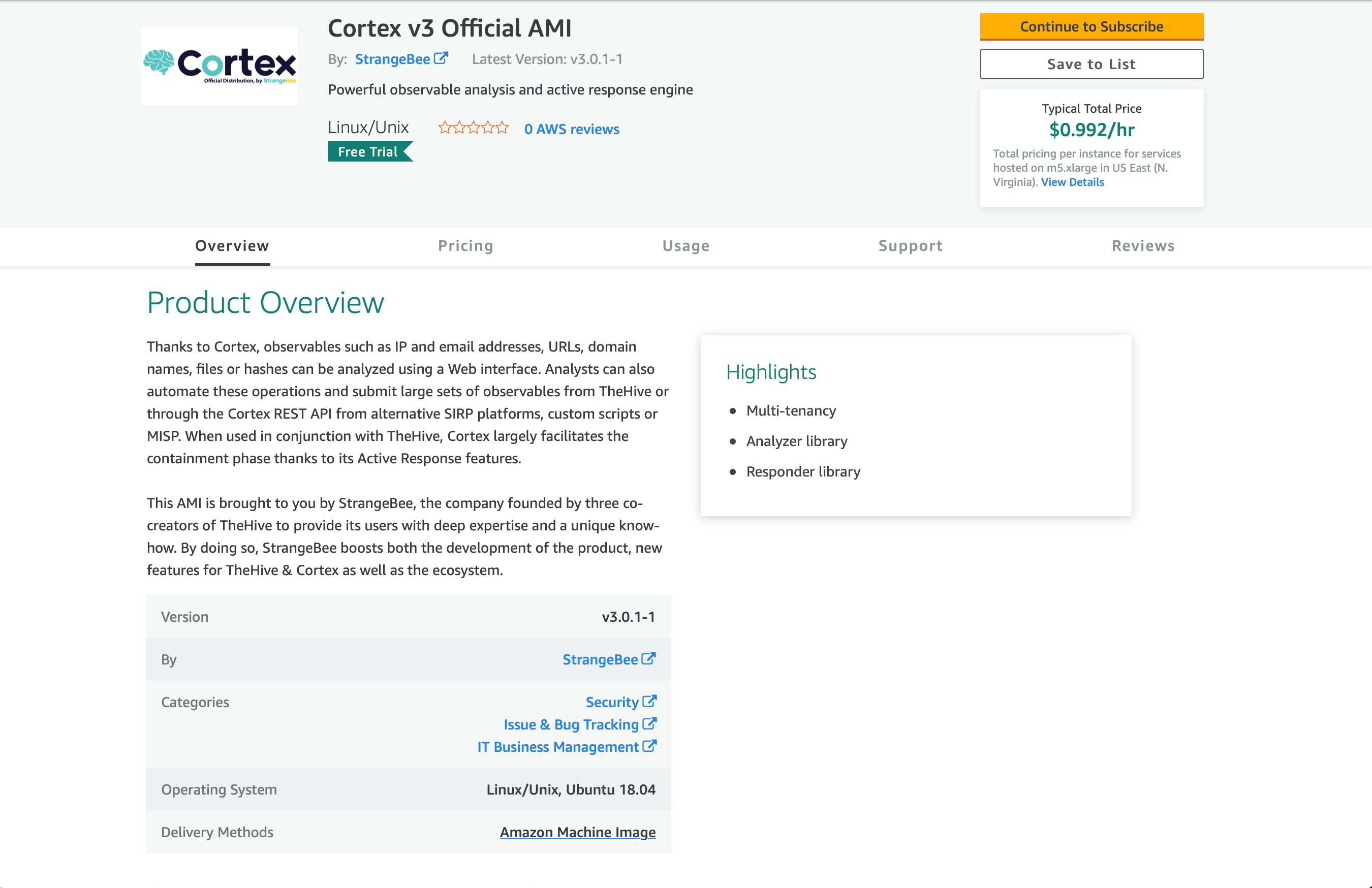 TheHive and Cortex on AWS — AMI tutorials — Part 3a: Launching Cortex ...