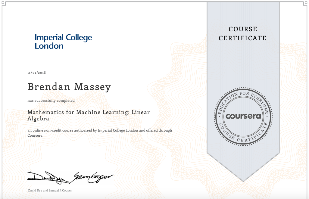 Leveraging Coursera Courses To Get an Internship | by Brendan Massey ...
