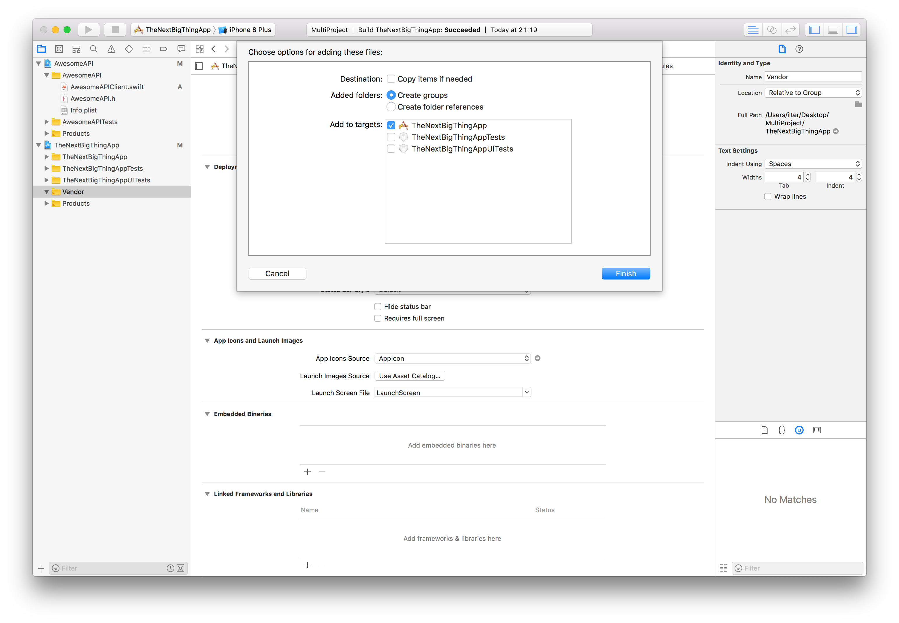 Xcode Workspace Ile Birden Fazla Proje Kurulumu By Ilter Cengiz