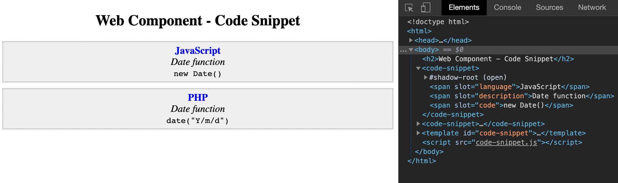 On Styling Web Components - webf