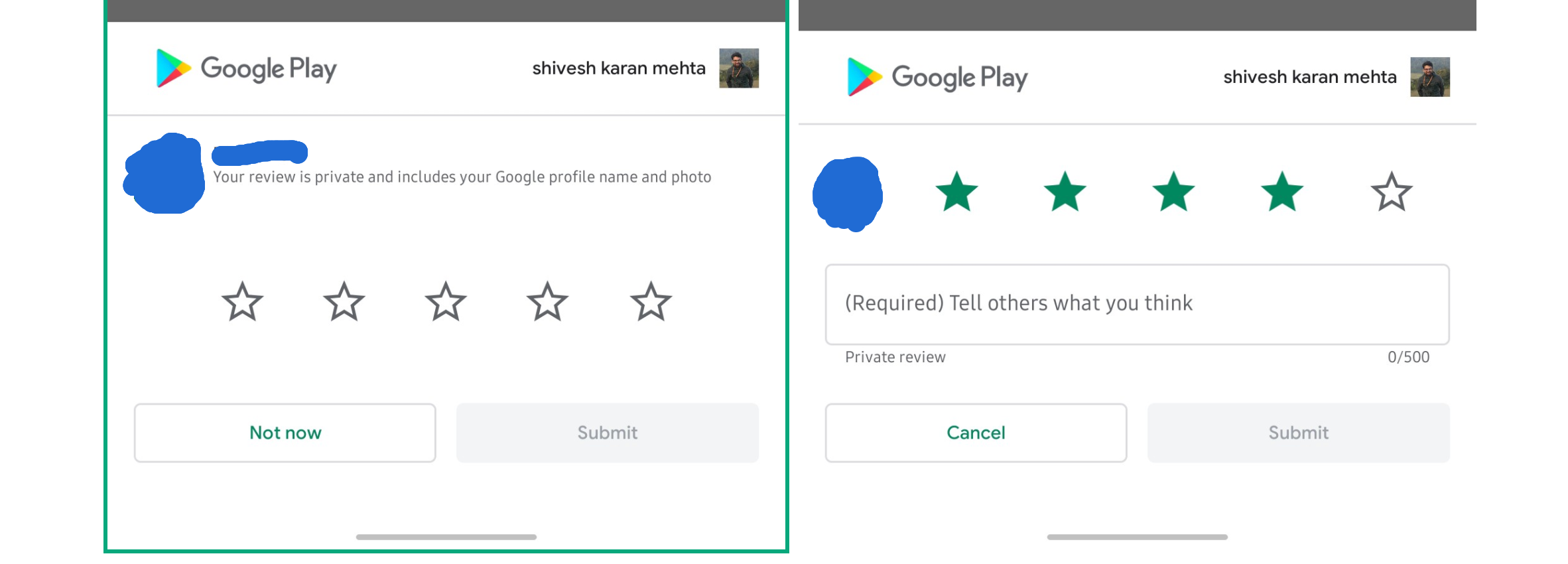Playstore Review now from within the app using new In-App Review API ...