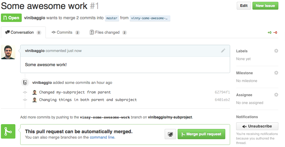 Git Subtrees A Tutorial Scenarios On Git Subtrees By Vinícius Baggio Fuentes Medium