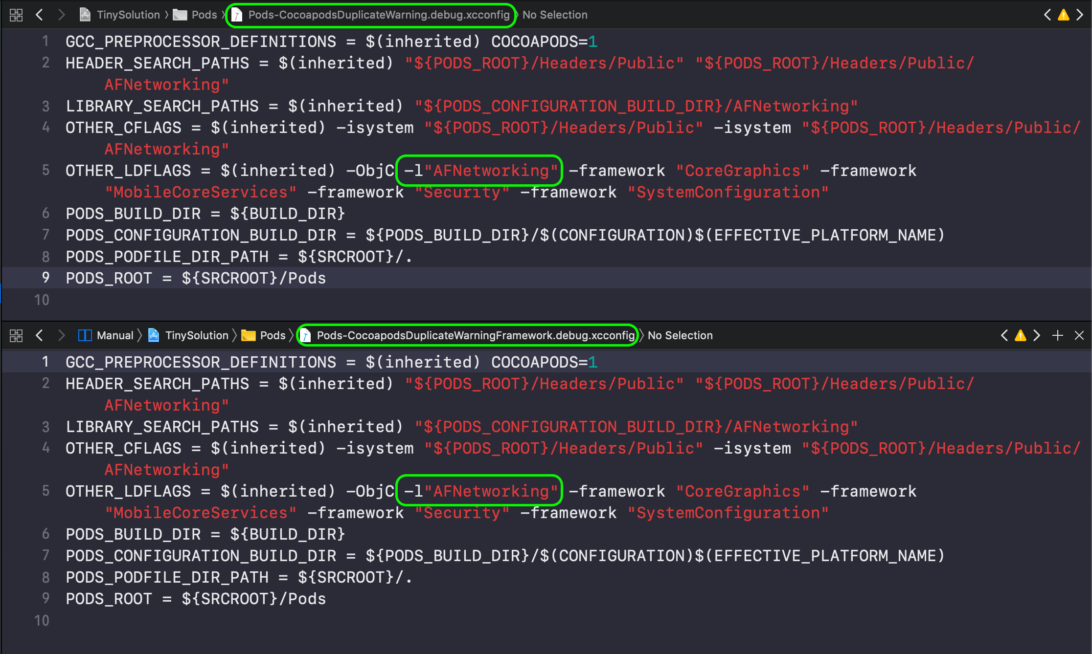 TinySolution: Fix CocoaPods duplicate implement warning | by Galvin Li | Medium