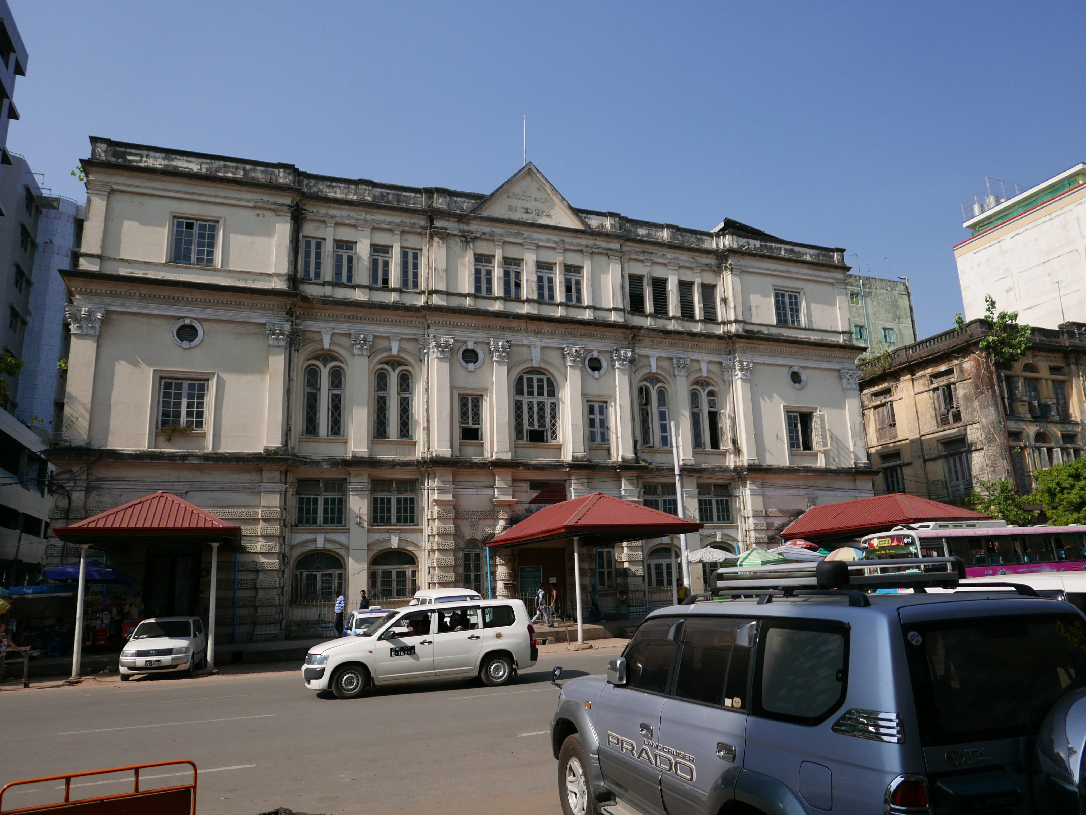Myanmar (Burma) — Buildings of Yangon (Rangoon), Myanmar (Burma) | by ...