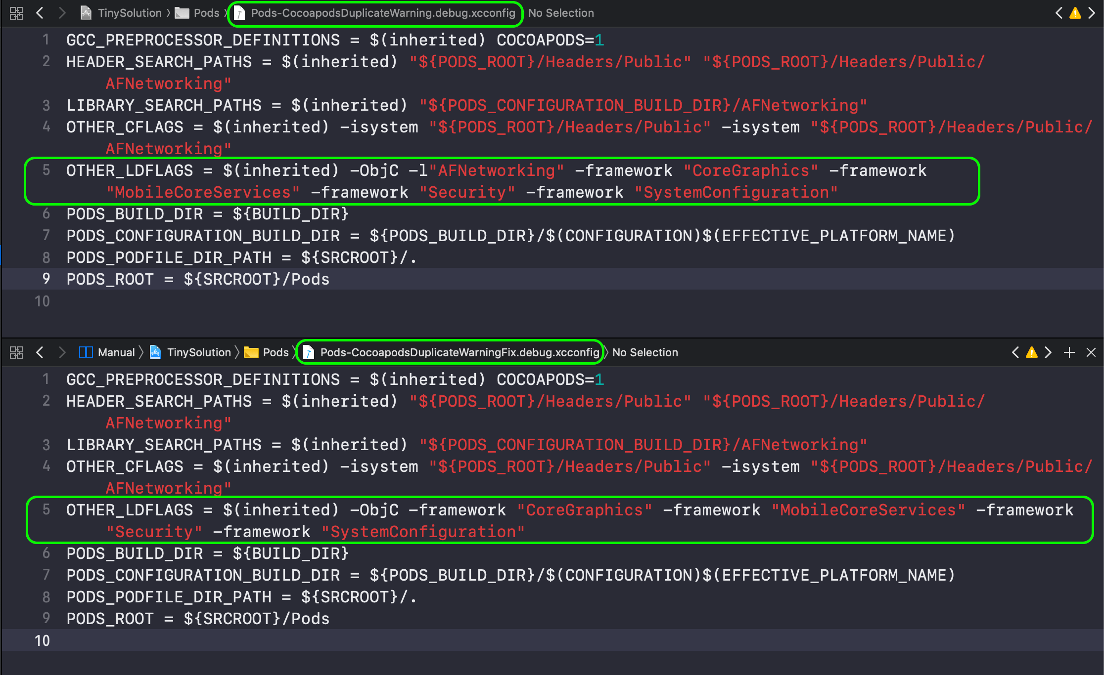 TinySolution: Fix CocoaPods duplicate implement warning | by Galvin Li | Medium
