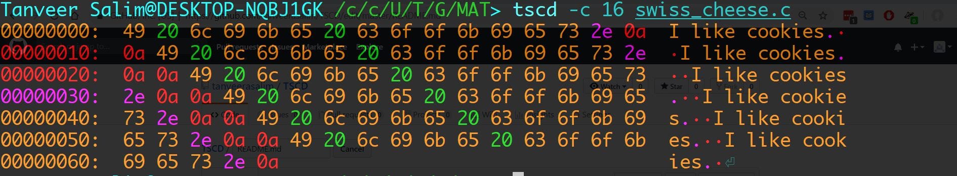 My New Colorful Hex Dump Command! | by Tanveer Salim | Medium
