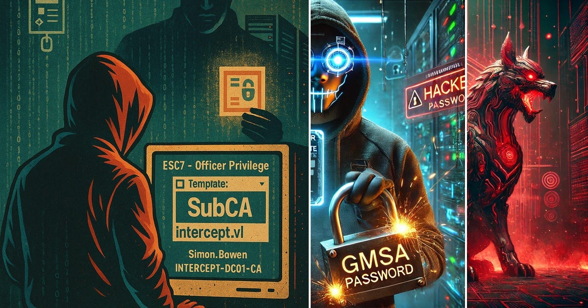 List: Active Directory certificate services Attacks(ADCS) | Curated by ...