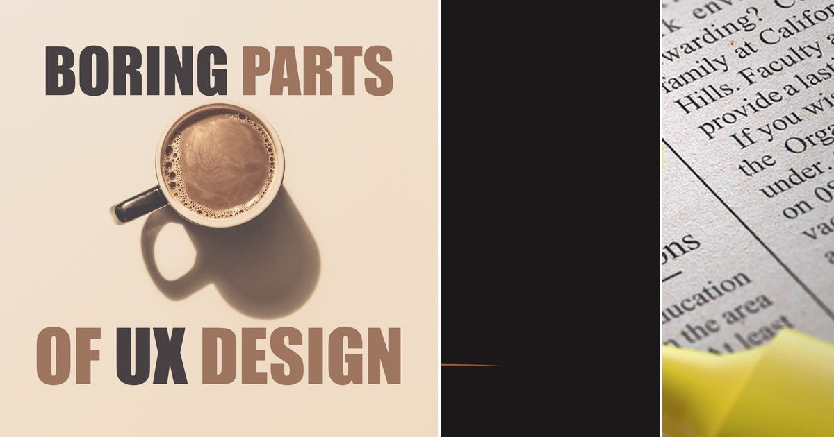 List: Type of UX work | Curated by Nachiket | Medium