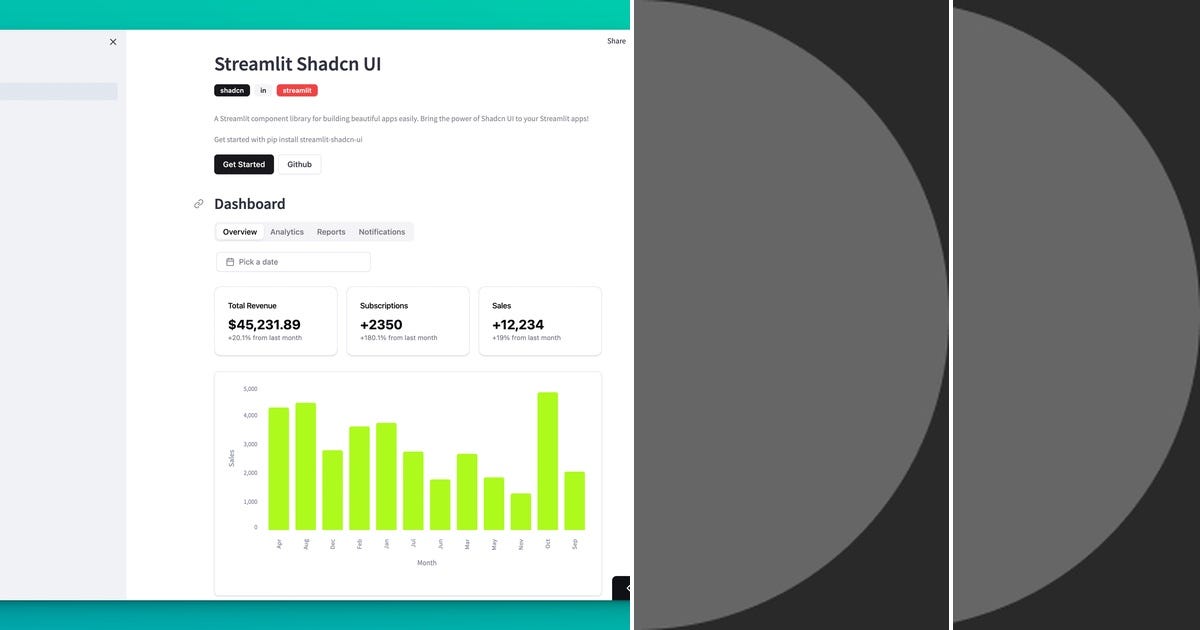 List: Streamlit | Curated by Omar Ayamx | Medium