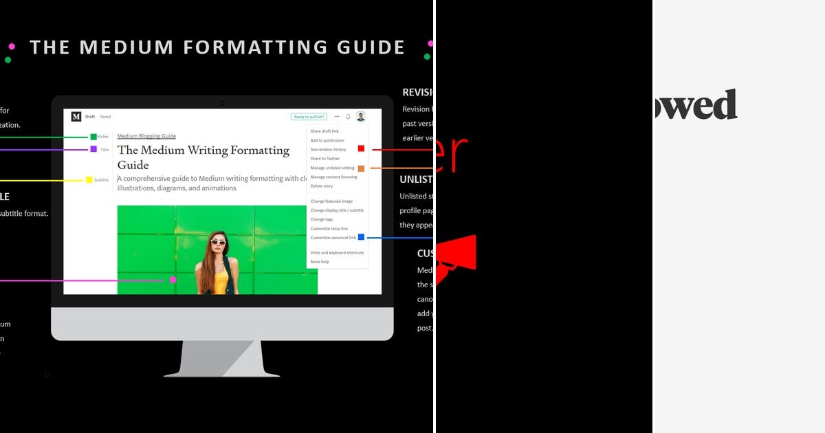 List: Medium - Tips, Tricks and Formatting | Curated by Hannah Logan ...