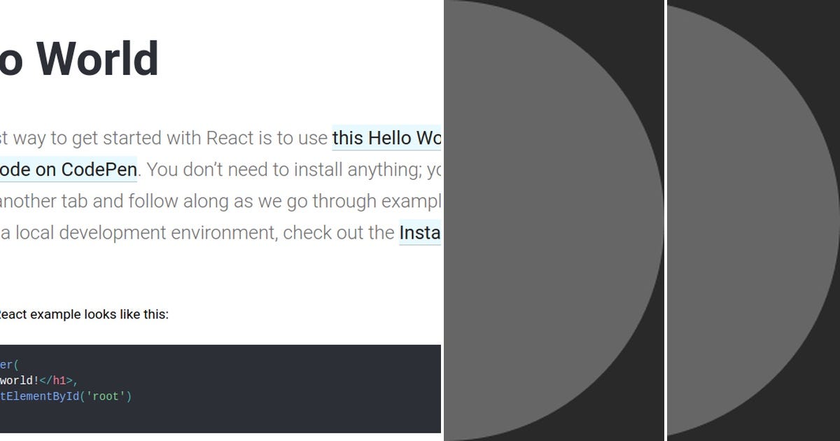List The Missing Introduction Of React Js Curated By Pranoy Roy Medium