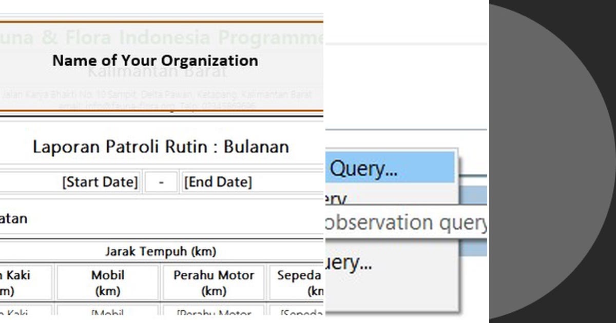 List: SMART Conservation Report (Indonesian version) | Curated by ...
