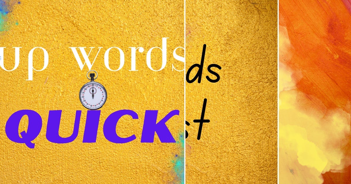List: Up Words | Curated by Fleda.B | Medium