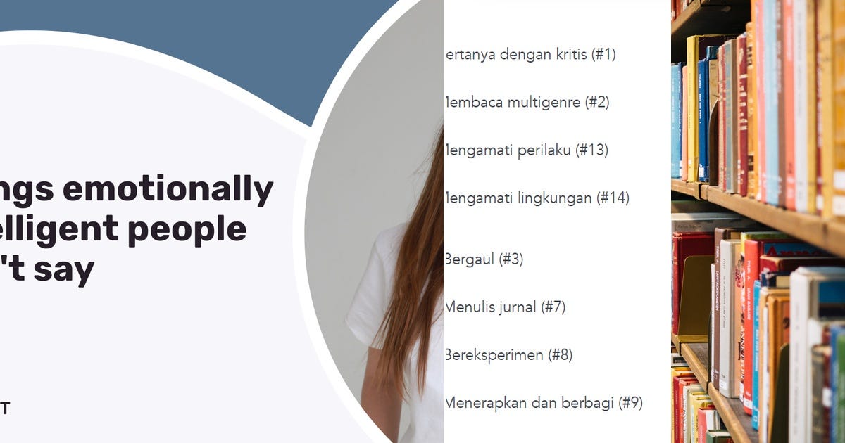 List: Reading list | Curated by Syinta Mulyadi | Medium