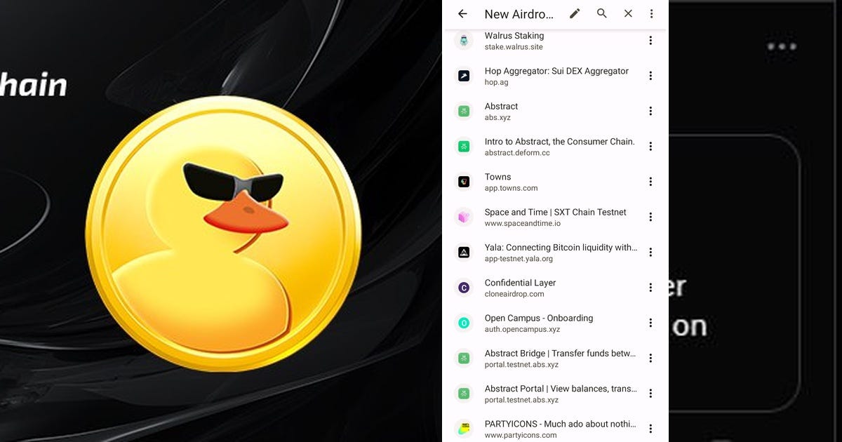 List: Airdrop farming | Curated by Quentin Velard | Medium